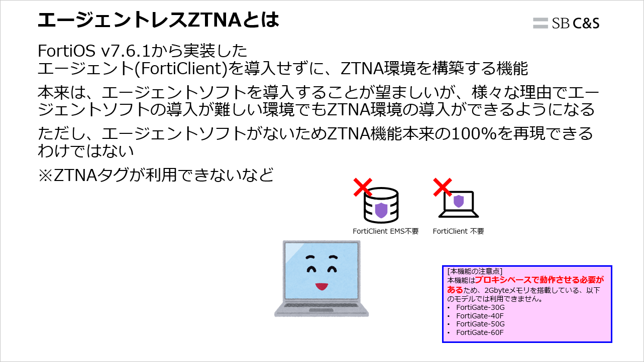 【3分で分かるFortinet】【第35回】FortiGate エージェントレスZTNA｜技術ブログ｜C&S ENGINEER VOICE